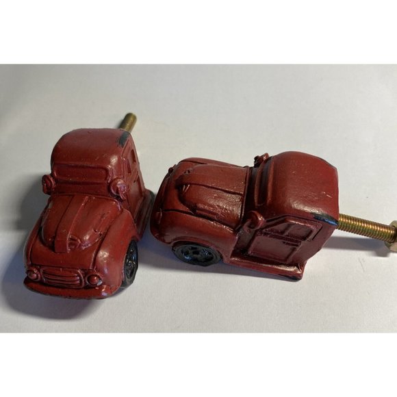 Unbranded | Accents | 2 Vtg Look Red Pickup Truck Drawer Pulls Rustic ...
